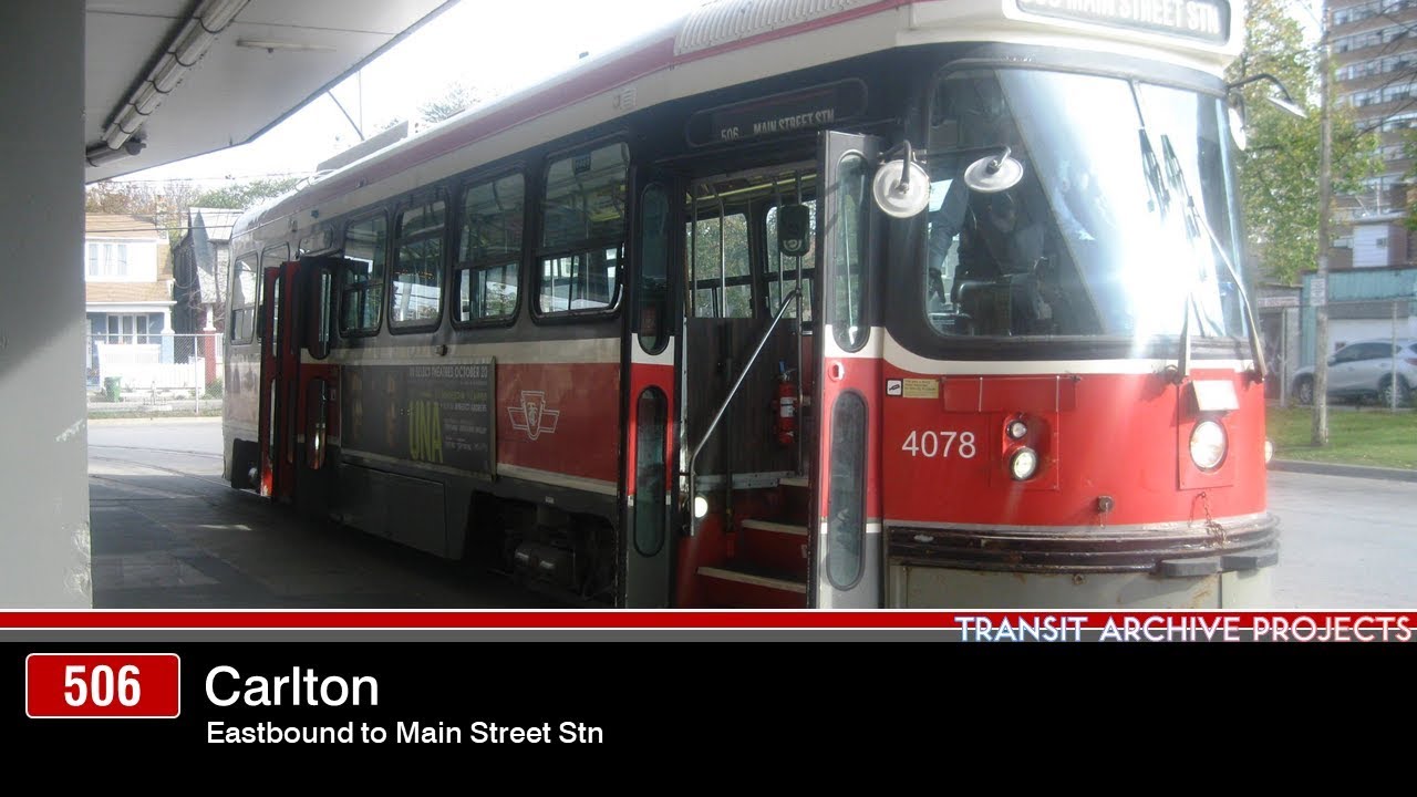 TTC 1980 Hawker-Siddeley CLRV #4078 | 506 Carlton - YouTube