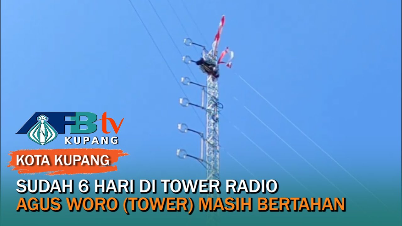 Sudah 6 Hari Di Tower Radio Agus Woro Tower Masih Bertahan - YouTube
