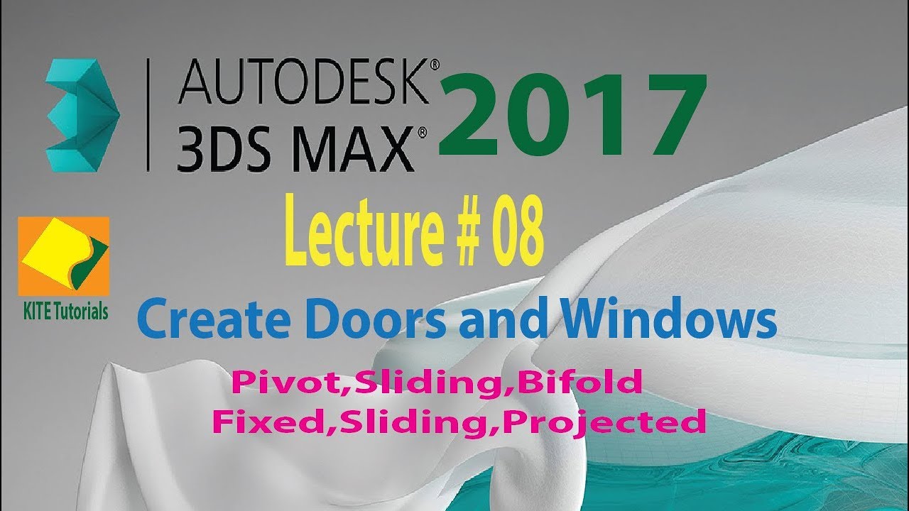 Lecture # 08| How to create Doors and Windows in| 3ds MAX - YouTube