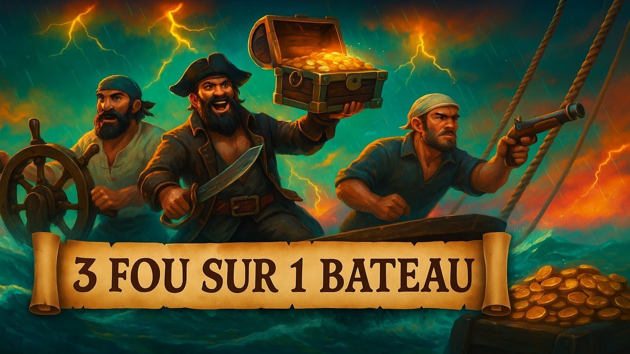 3 fou pour un voyage plein de trésors !! ( on a bien rigolé) SEA OF ...