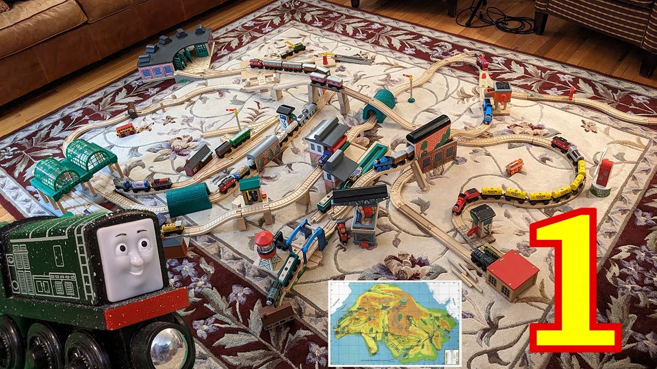 Ultimate Thomas Wooden Railway Layout!!?! - Awdry's Map (ft. Diesel9 ...