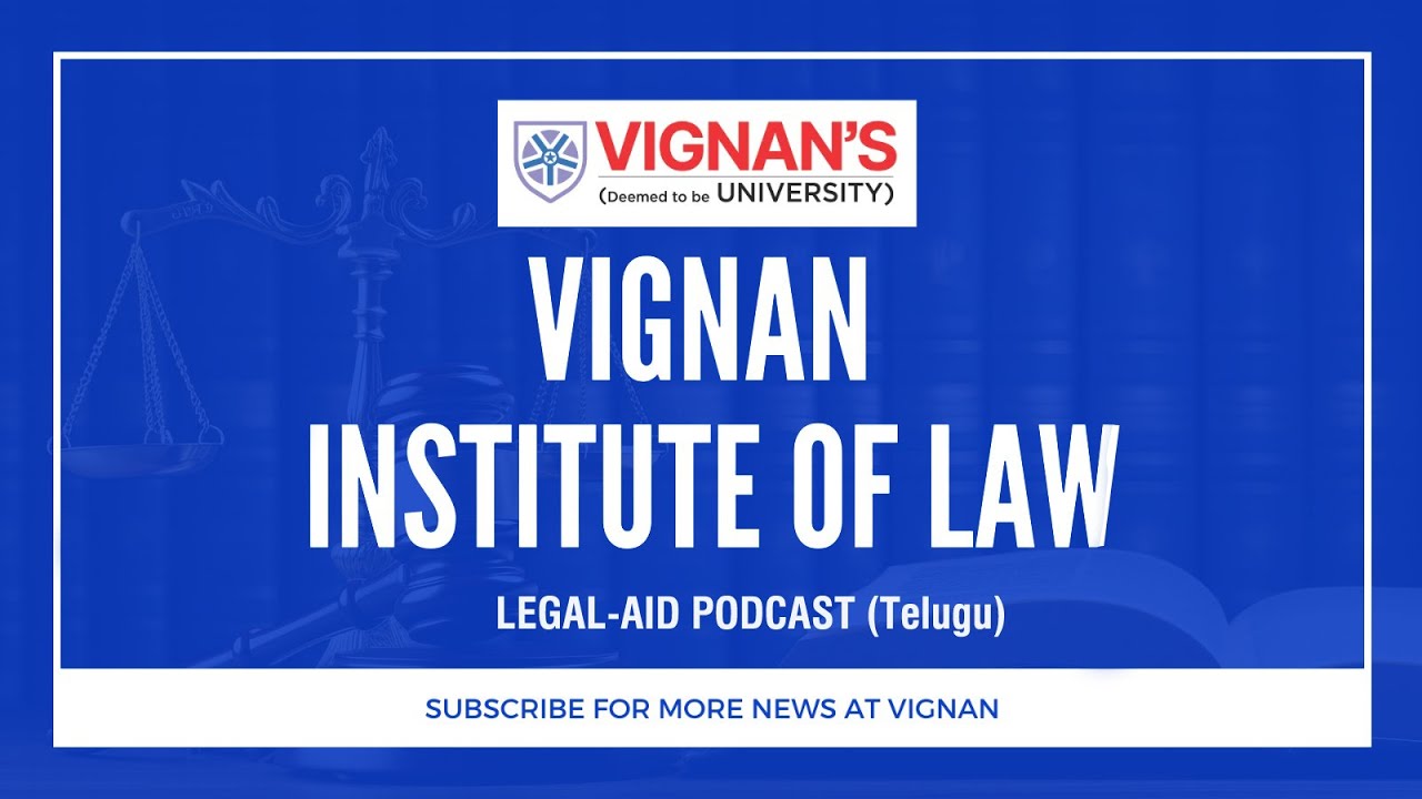 Legal aid Podcast (Telugu) - YouTube