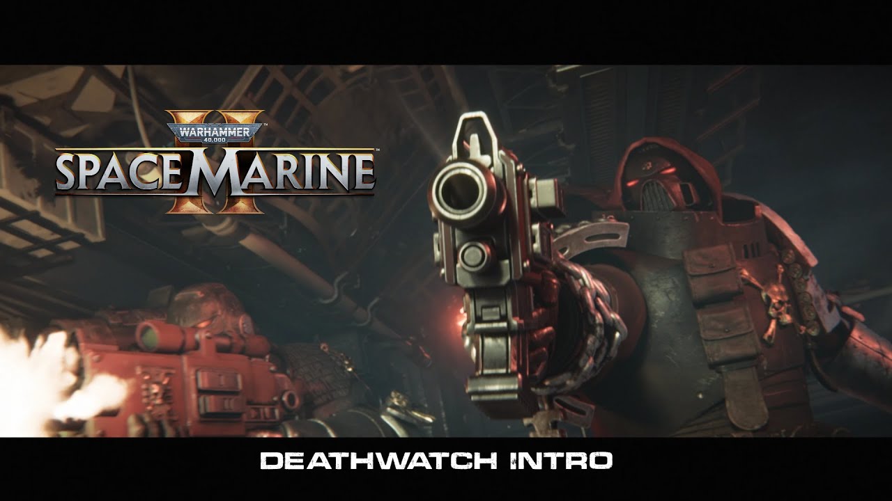 Warhammer 40,000: Space Marine 2 Opening deathwatch Intro cut scene ...