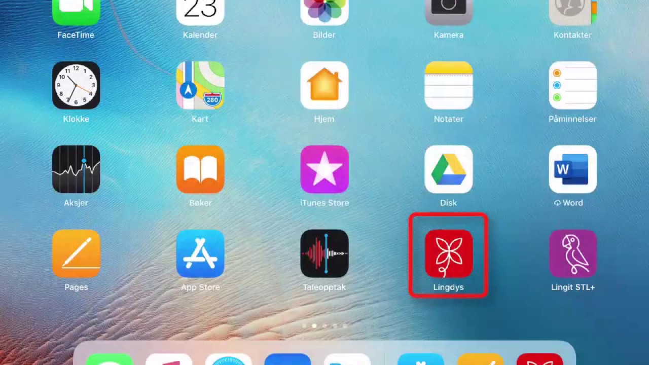 Lingdys for iPad: Kom i gang med Lingdys for iPad - YouTube