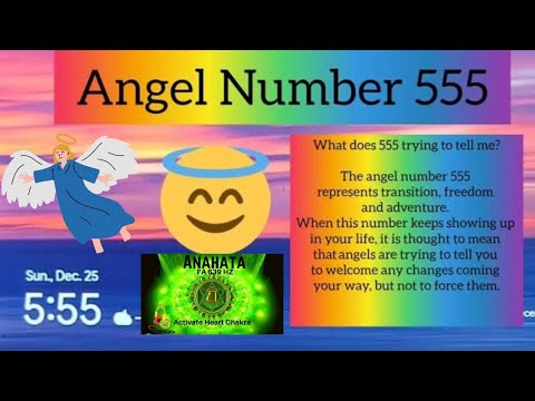 The angel number 555 represents transition, freedom and adventure Break ...