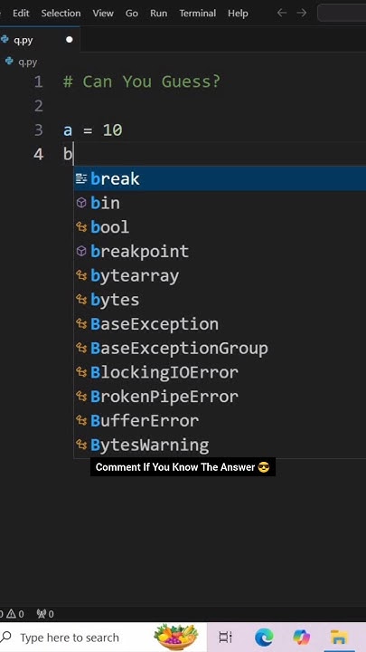 Can You Solve This Python Quiz 🤯🔥 Python Programming Coding Youtube