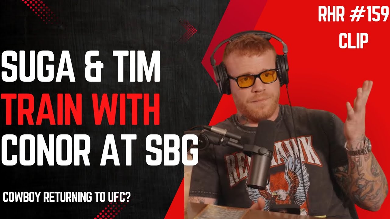 SUGA GOING TO TRAIN WITH CONOR MCGREGOR!? - RHR #159 Clip - YouTube