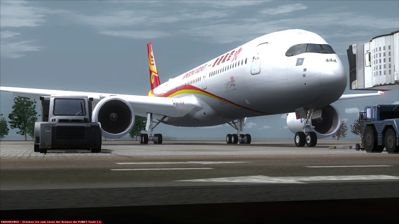 Airbus A350-900 parking at Phuket ++ FSX - YouTube