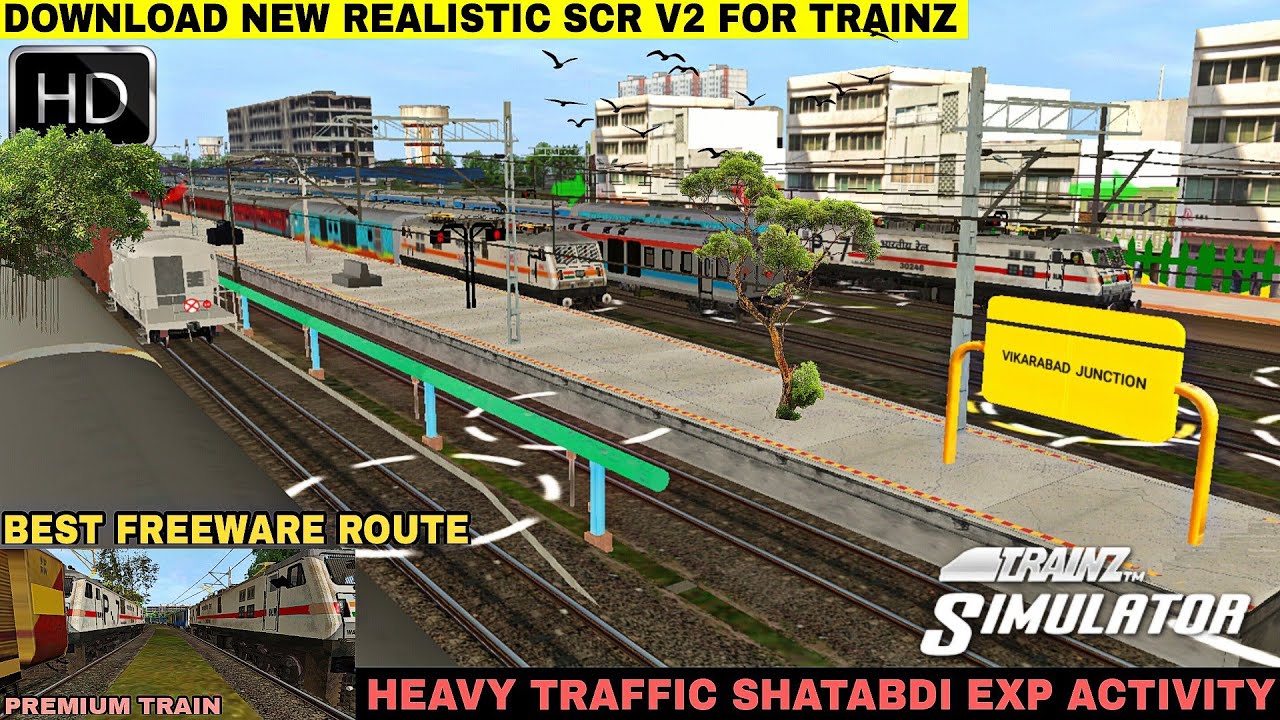 #DOWNLOAD NEW HIGH GRAPHIC SCR V2 ROUTE WITH ACTIVITY FOR TRAINZ ...