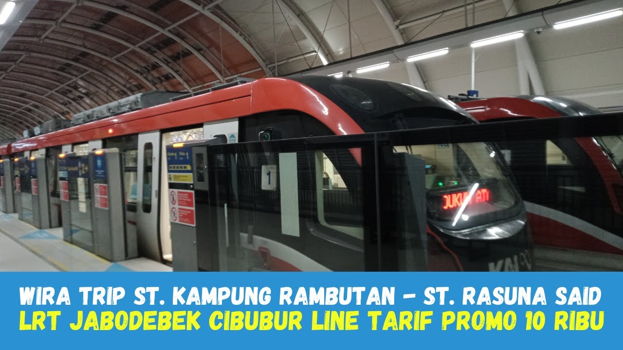 TRIP Balik ke Kuningan Jaksel Tarif Promo 10 Ribu || LRT Jabodebek ...