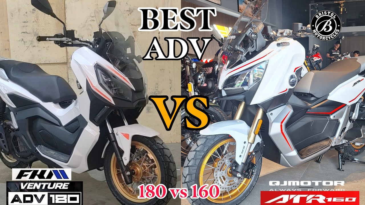 2024 BEST ADVENTURE SCOOTER - FKM VENTURE ADV 180 VS QJ ATR 160 - SPECS ...