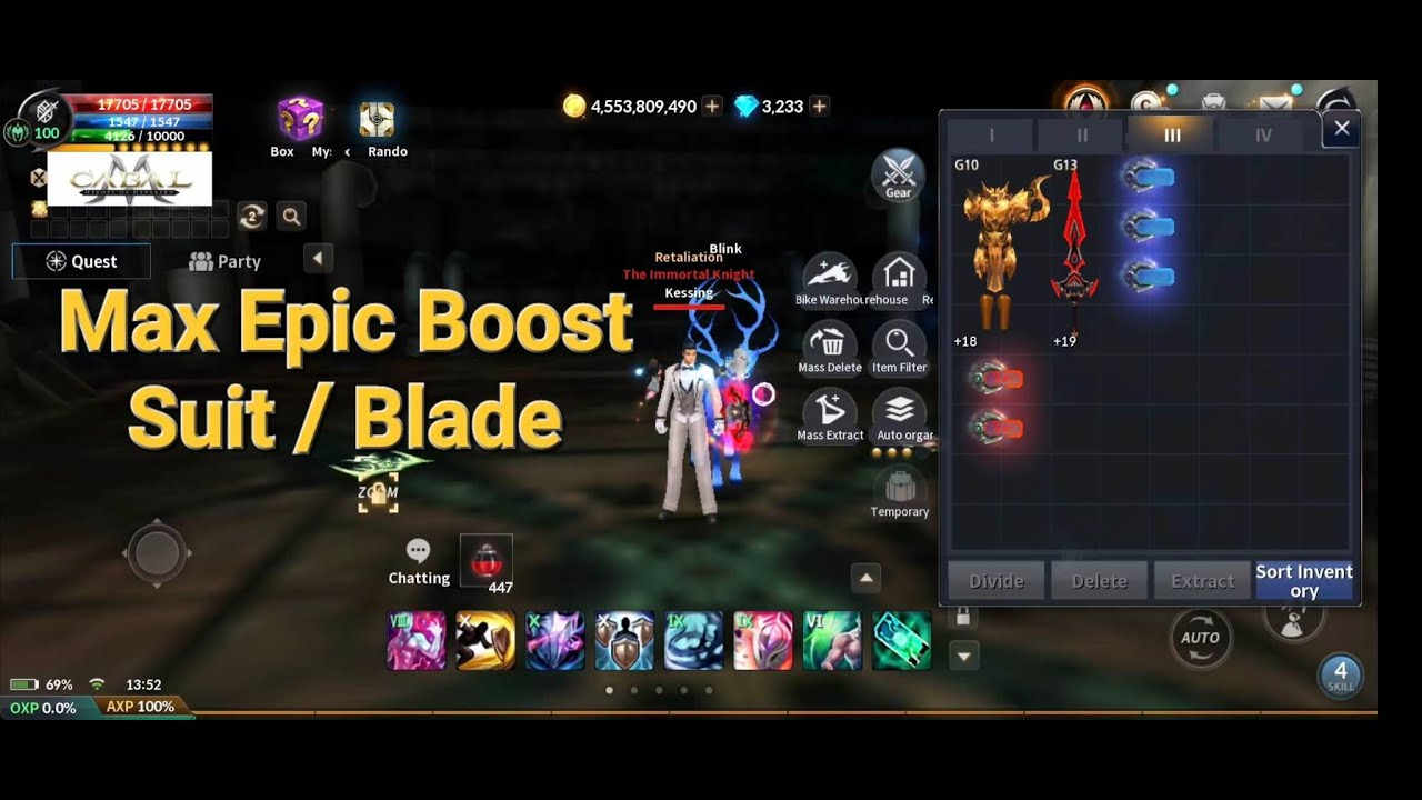 Cabal Mobile - Max Epic boost for my Blade and Suit #cabalmobileph ...