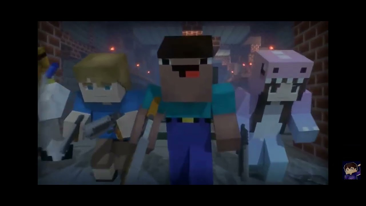 the blocking dead animation Minecraft believer - YouTube