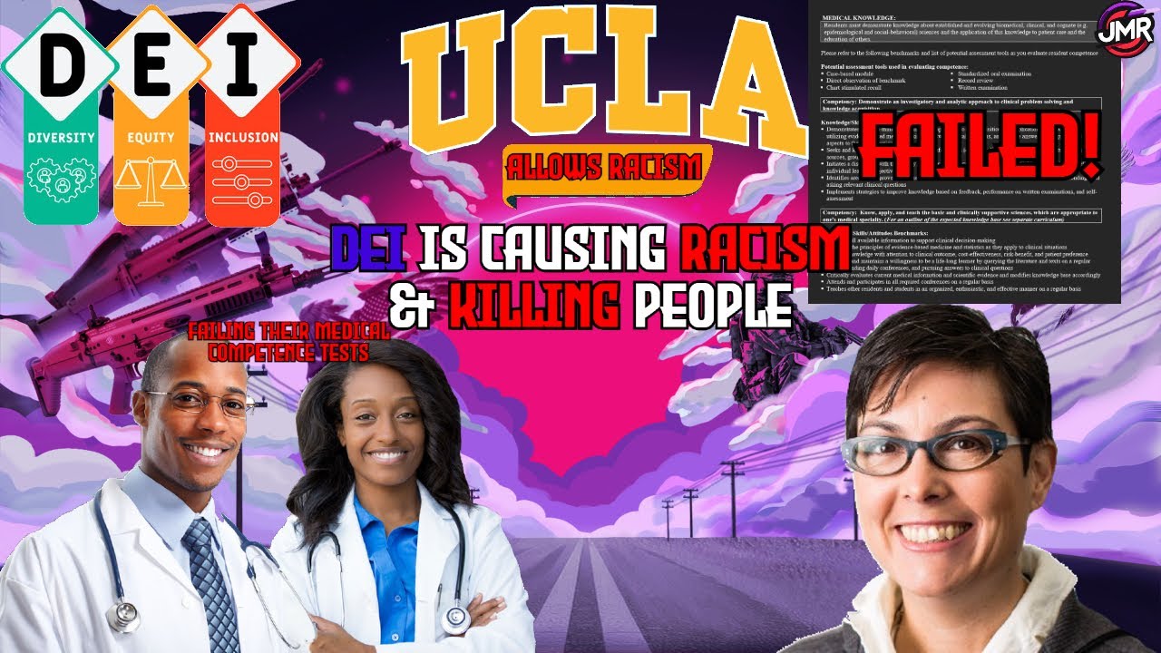 UCLA DEI BACKFIRES as 50% of students FAIL basics of medical competence ...