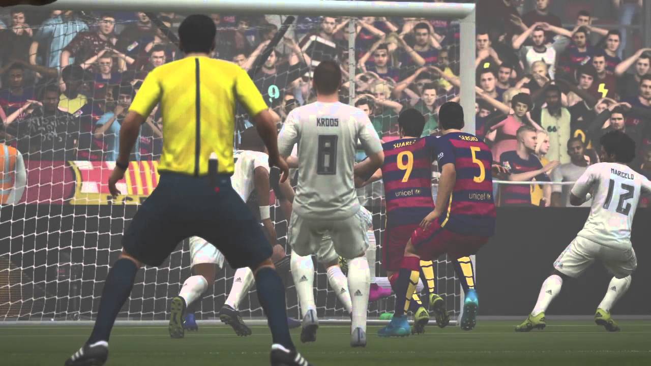 FIFA 16 Aftrap 1-2 BAR - RMA match of the month - YouTube