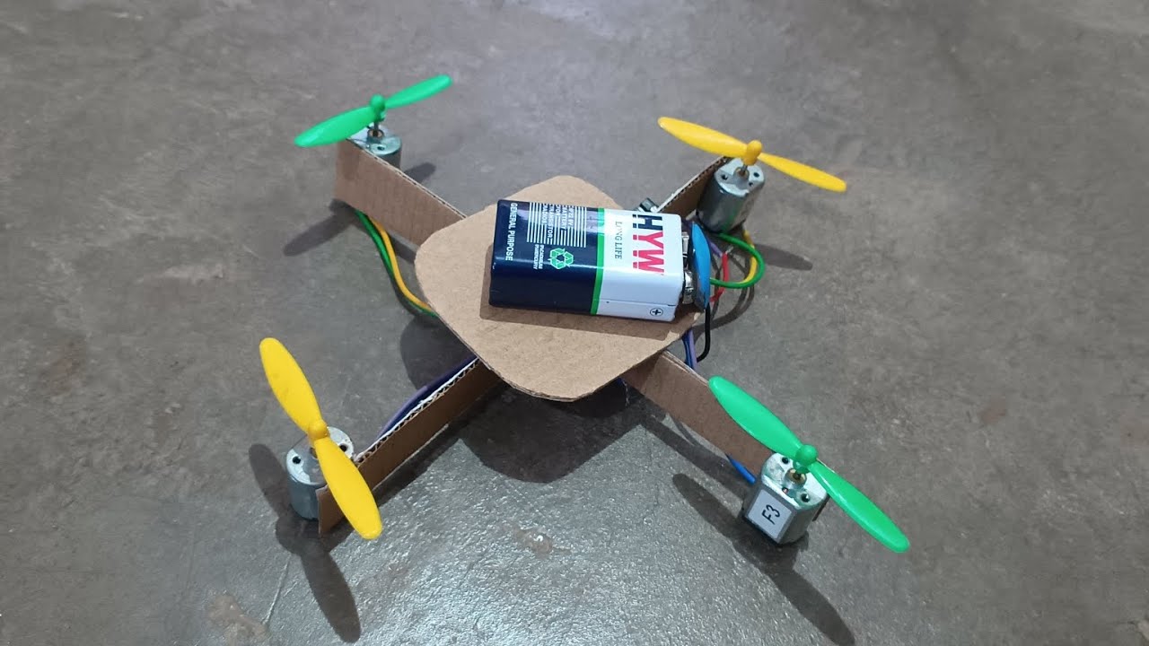 👉 "How to Make a Simple Drone at Home | Homemade Drone Using Cardboard ...