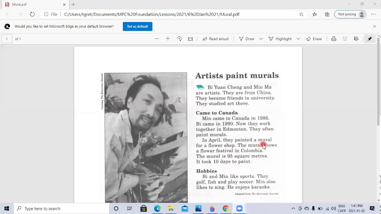 English Conversation [English] - 'Artist Paint Murals' (Timothy ...