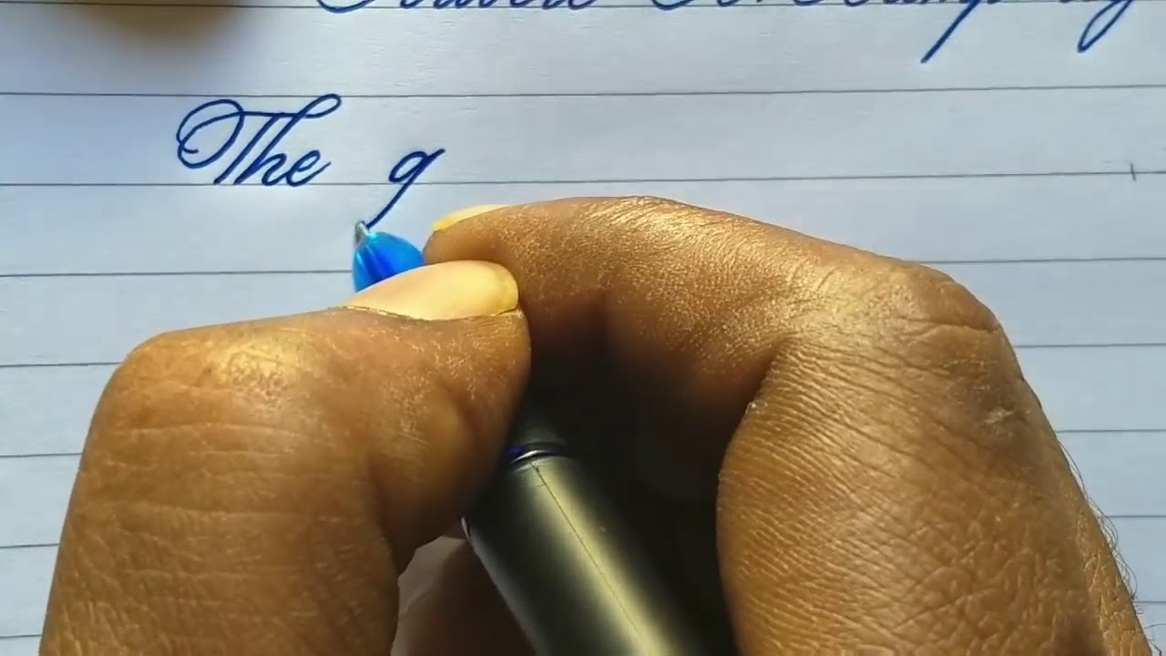 Best handwriting - YouTube