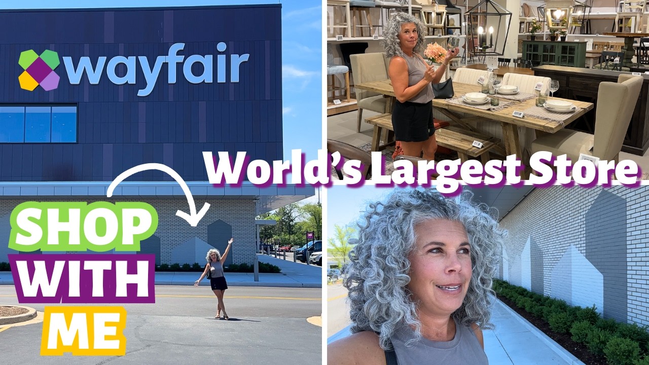 Shop With Me at the ONLY Wayfair Store in the World! - YouTube