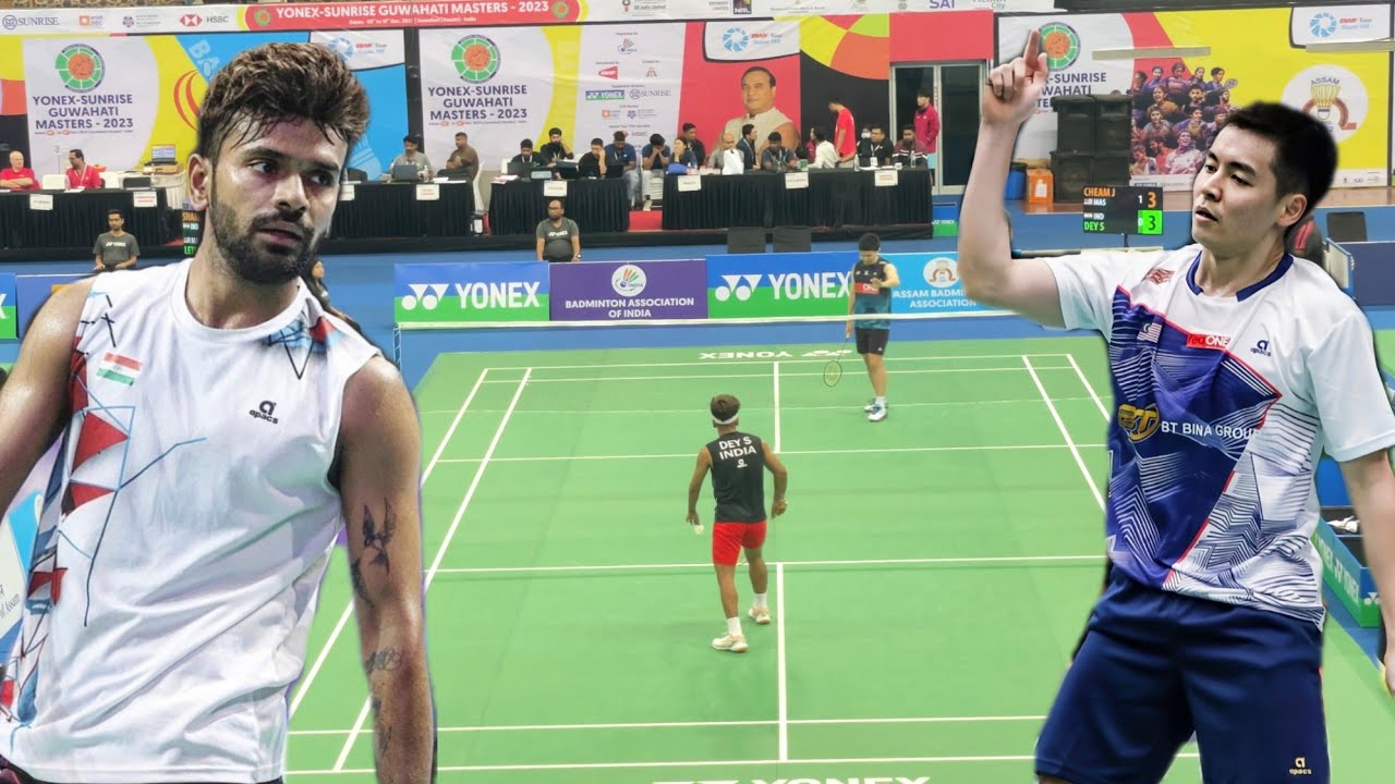 SUBHANKAR DEY V/S CHEAM JUNE WEI YONEX-SUNRISE GUWAHATI MASTERS 2023 ...