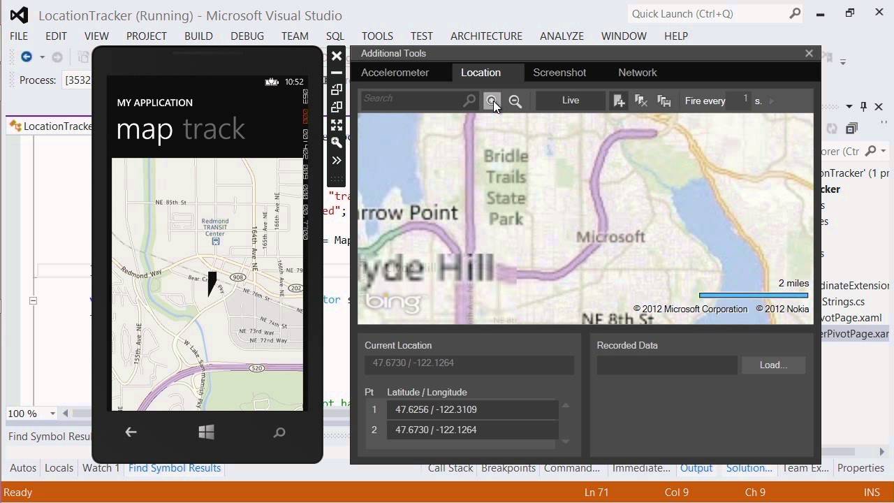 14 - Maps and Location on Windows Phone 8 - YouTube