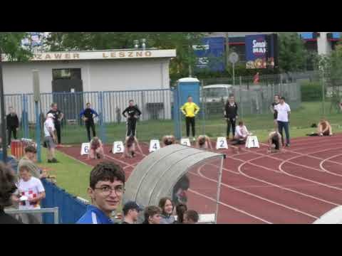 100m kobiet bieg 2 - Leszno 20230513 - YouTube