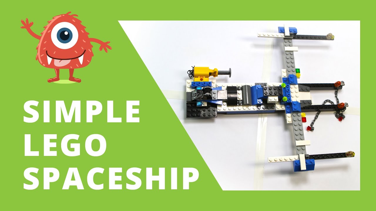 How to Build a Simple Lego Spaceship MOC (Tutorial 2020) 🚀 - YouTube