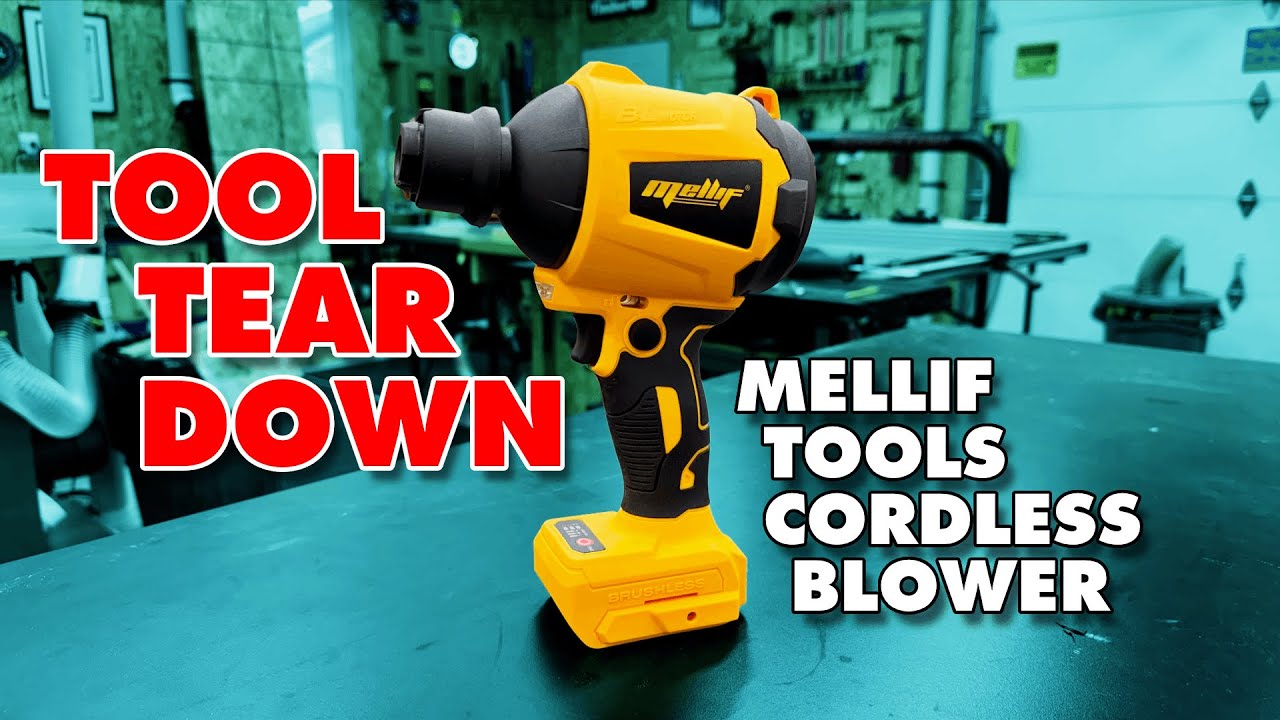 Tool Tear Down: Mellif Cordless Blower & Duster (DeWalt Version) - YouTube