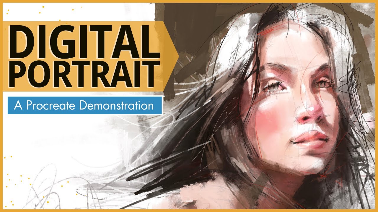 Procreate Portrait - Free Demonstration - YouTube