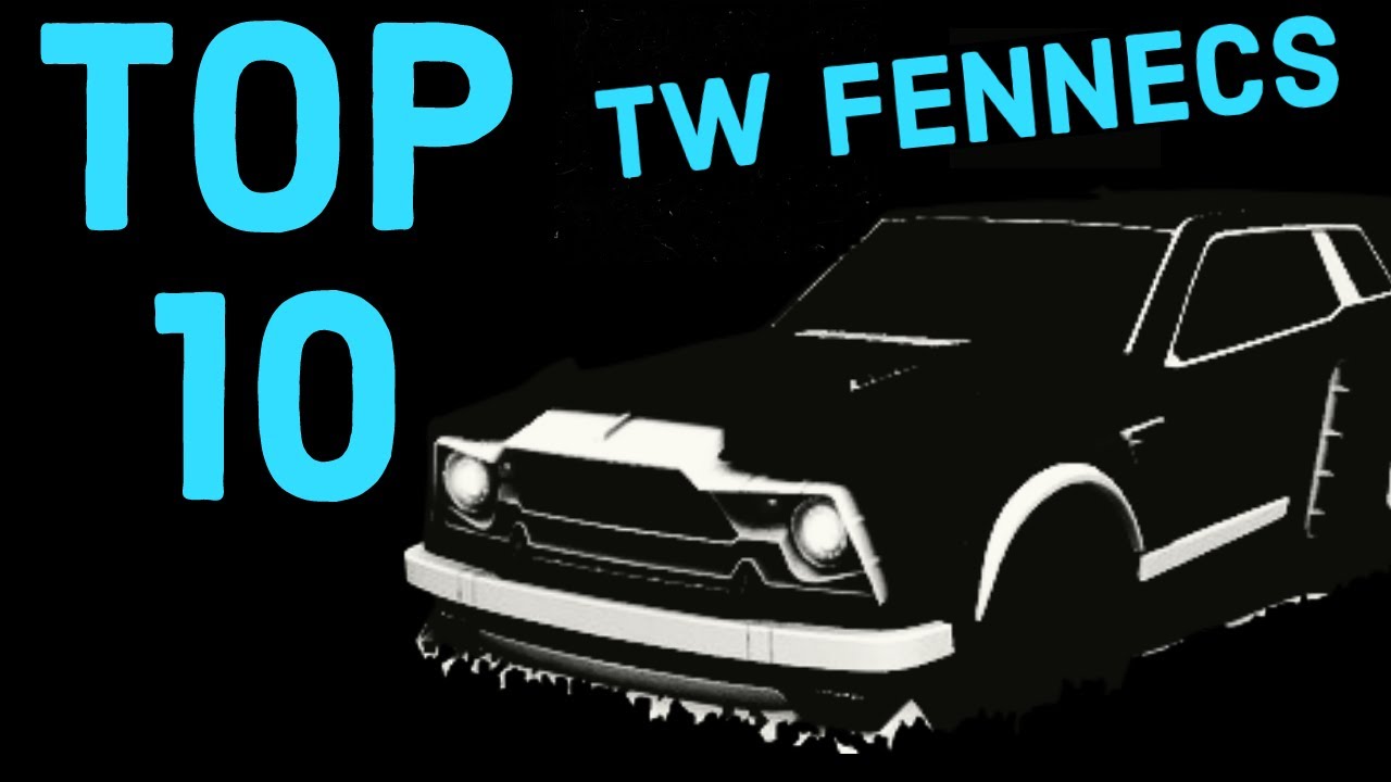 **Titanium White Fennec** Top 10 Designs! (Rocket League) - YouTube