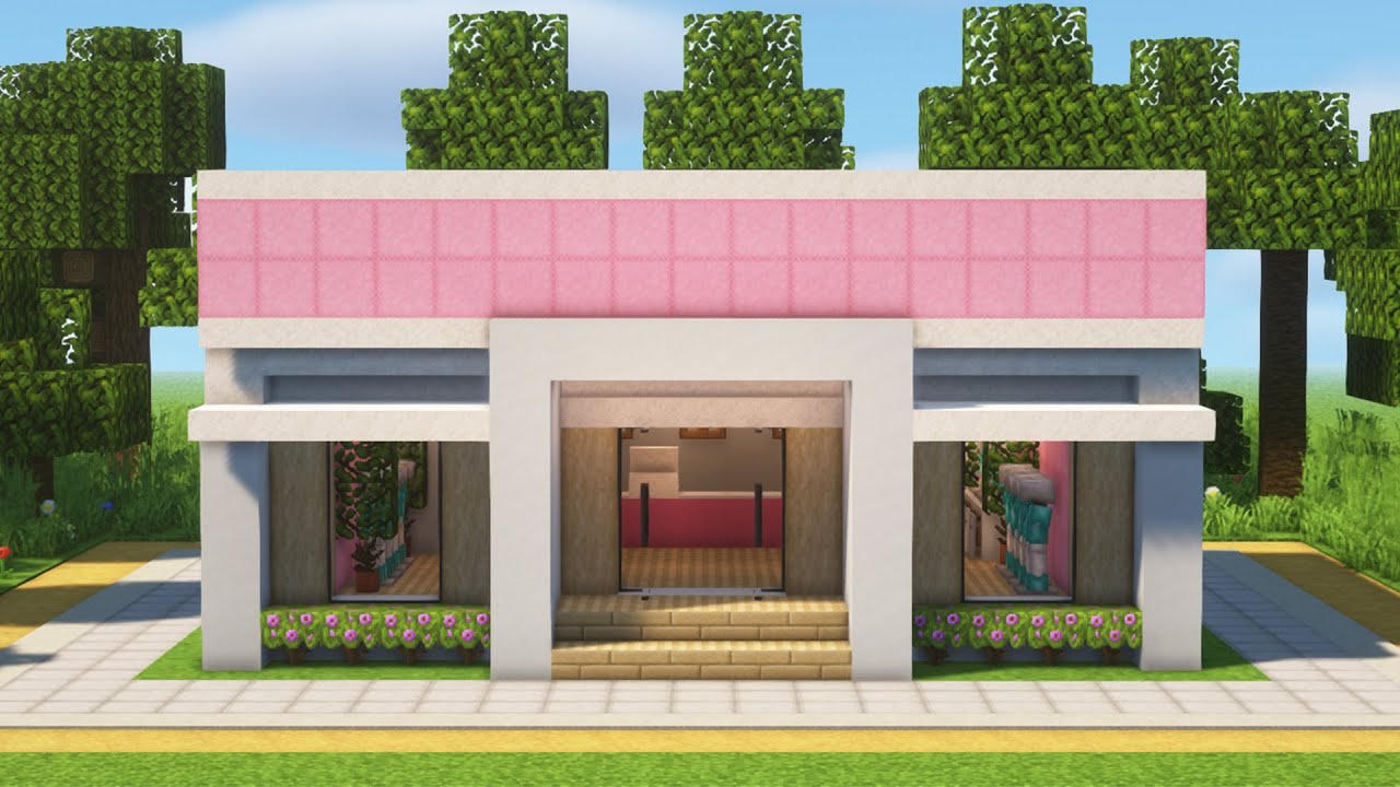 Minecraft - Cara Membuat Toko Baju Di Minecraft | Simple - YouTube