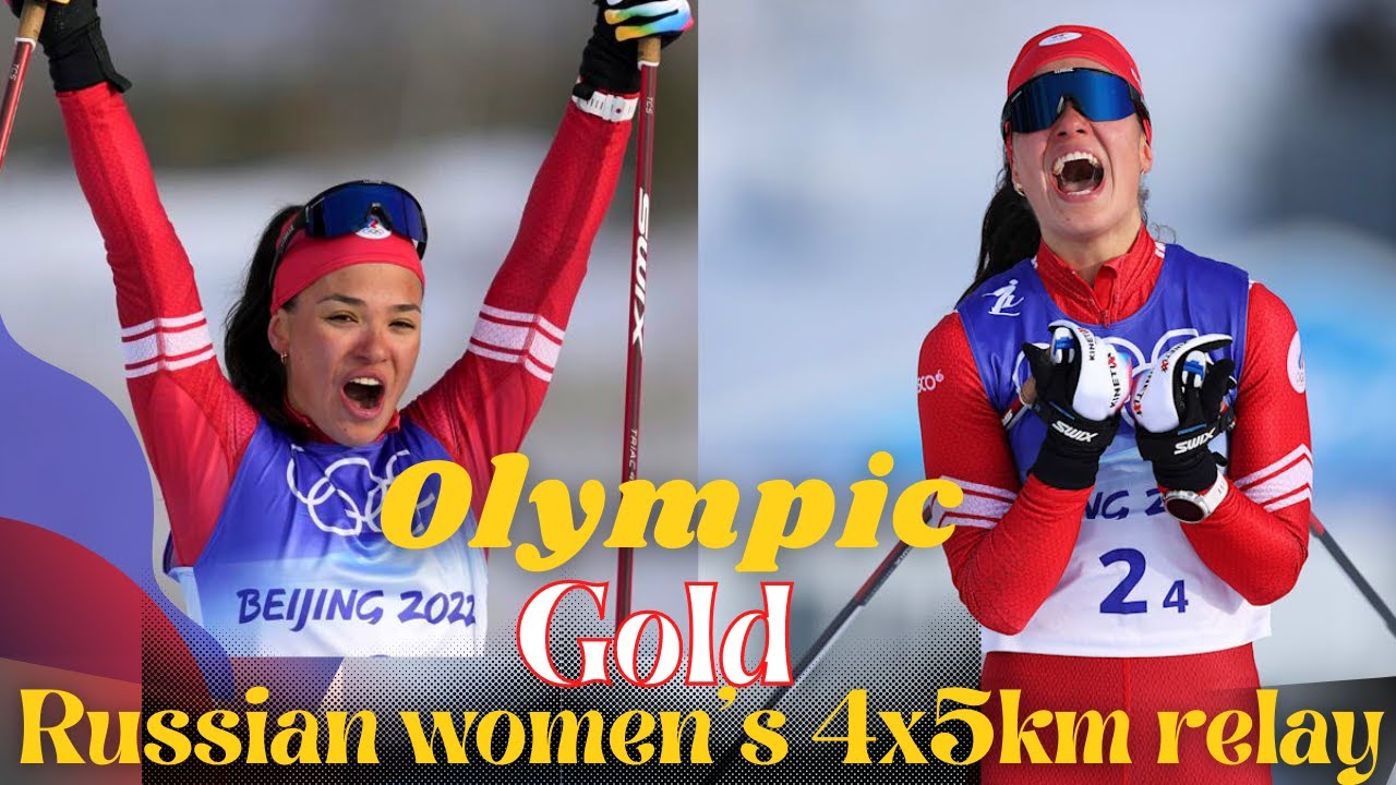 russia take winter olympics gold in women cross country skiing relay ...