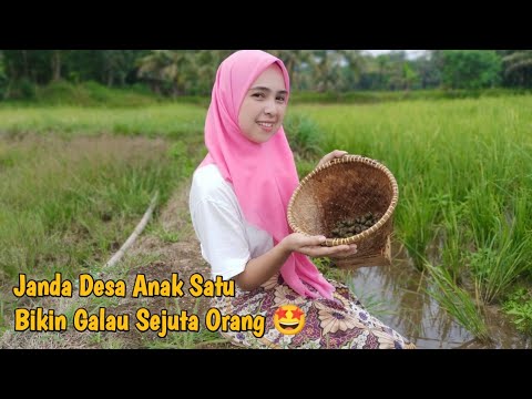 TERPESONA SEMUA ORANG..!! NENG NUR JANDA DESA CANTIK ANAK SATU HIDUP DI PELOSOK PEDESAAN SUNDA ...