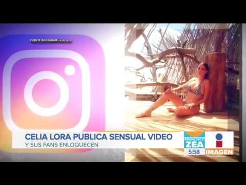 ¡Celia Lora publica candente video en Instagram! | Noticias con Francisco Zea