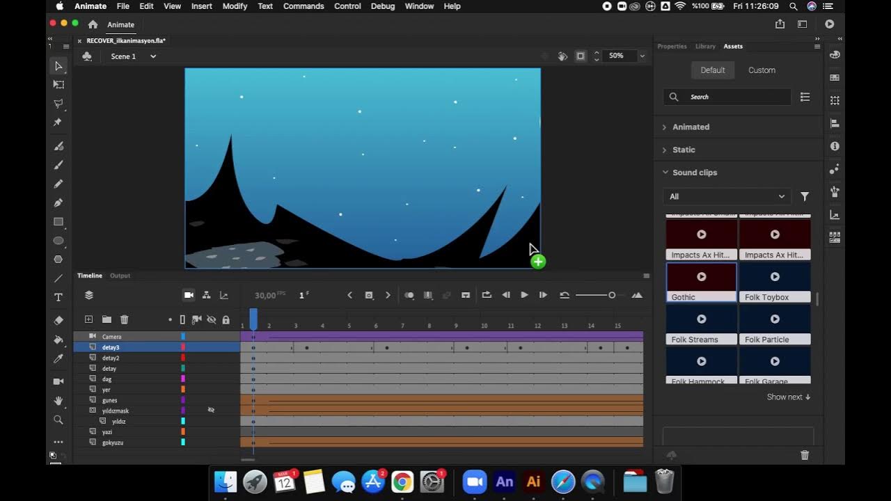 21- Adobe Animate / Ses Ekleme - YouTube
