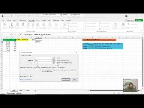 FORECAST.LINEAR with IF! TODAY! NOW Function in Excel in Hindi #apnadigitaladvancecomputeretah ...