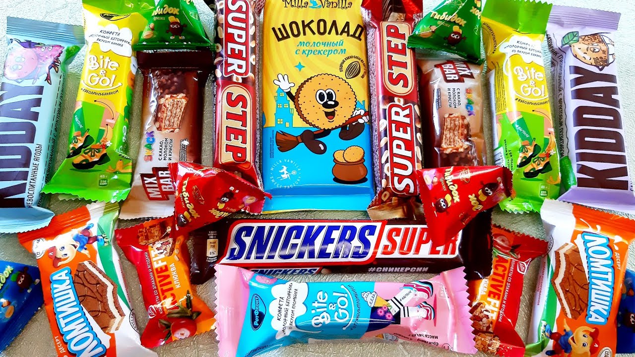 Snickers Super Bite Gol Mix Bar and other Candy Kids JOY - YouTube