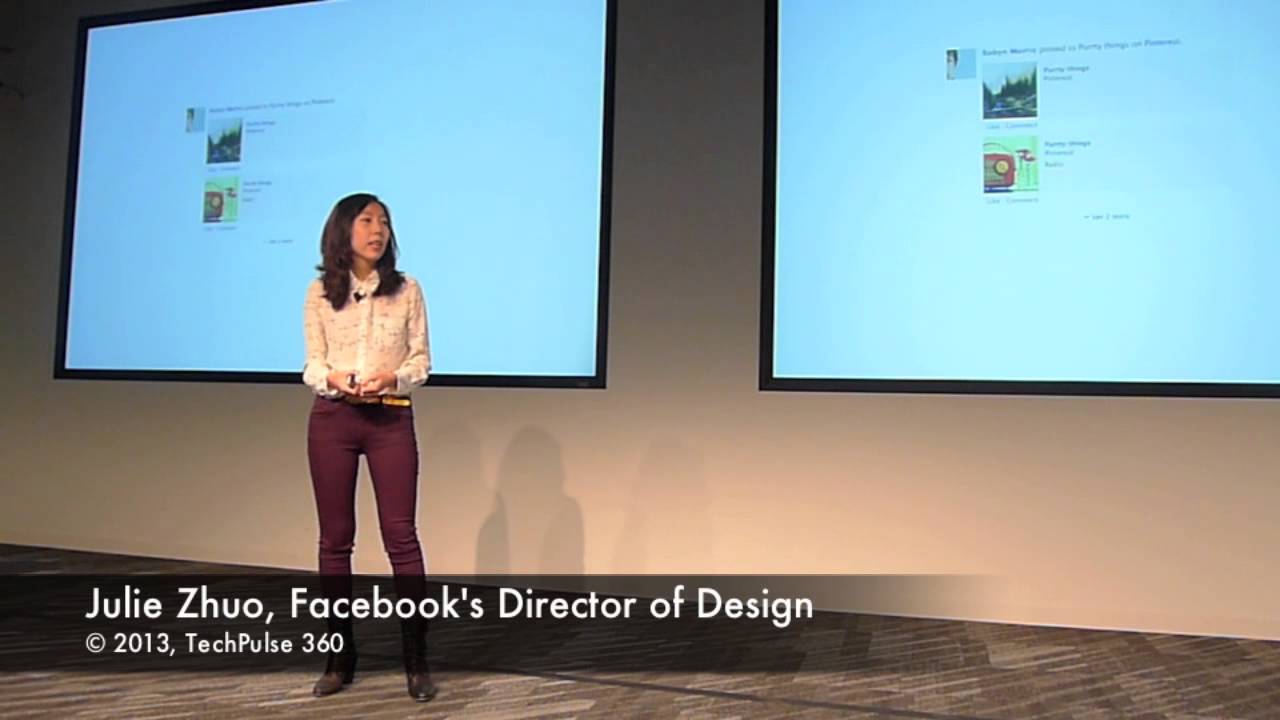 Facebook Designer Director Julie Zhuo Explains News Feed Facelift - YouTube