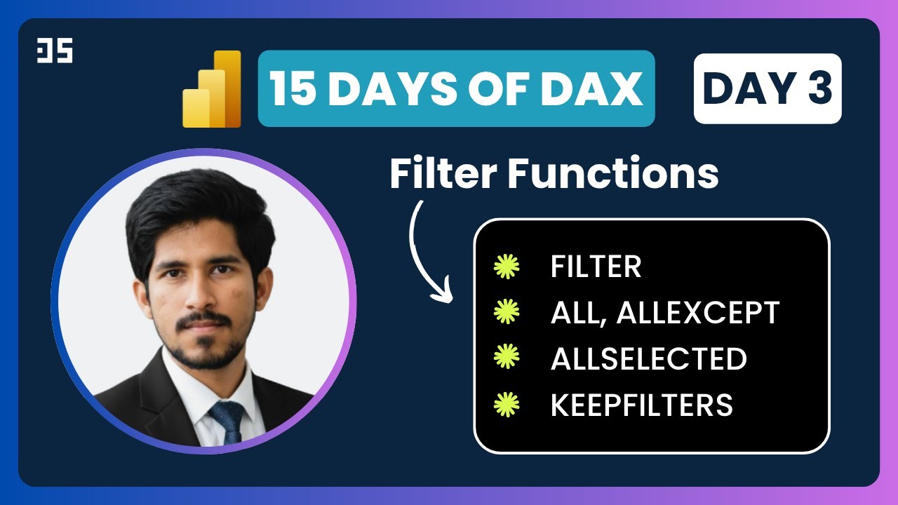 Day 3 - Important Filter DAX Functions in Power BI | 15 Days of DAX ...