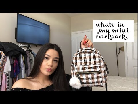 WHATS IN MY MINI BACKPACK | Ava Maire - YouTube