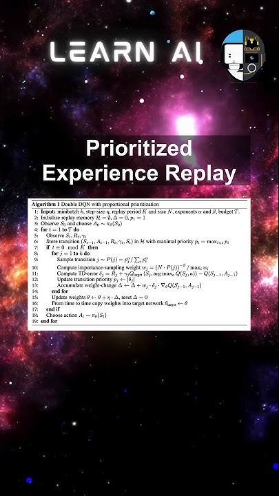 Prioritized Experience Replay #ai #artificialintelligence # ...