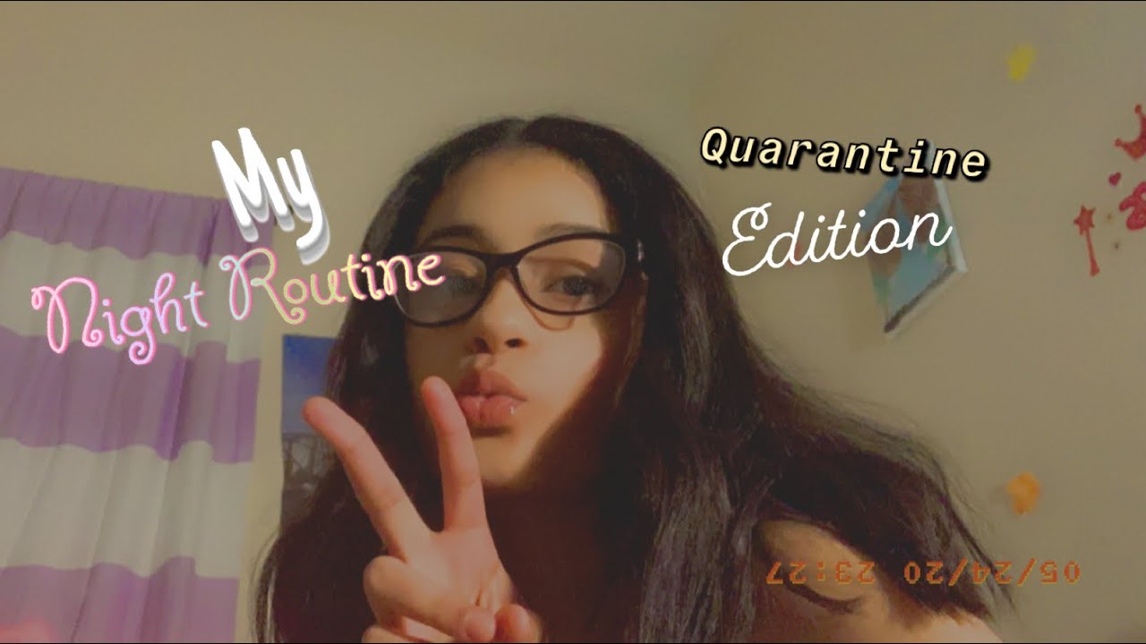 night routine//Quarantined - YouTube