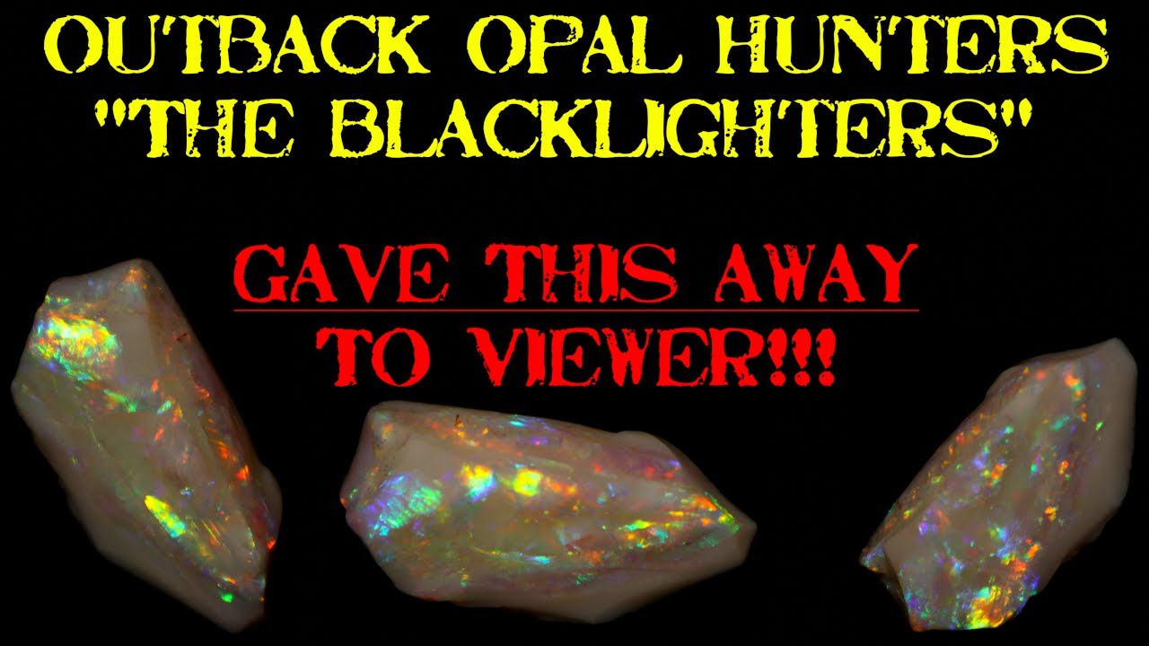 Outback Opal Hunters The Blacklighters Parcel To A Viewer. Bonus FREE ...