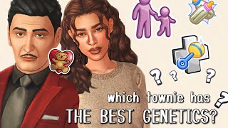Which Townie Has The Best Genetics Sims 4 Create A Sim Challenge ...