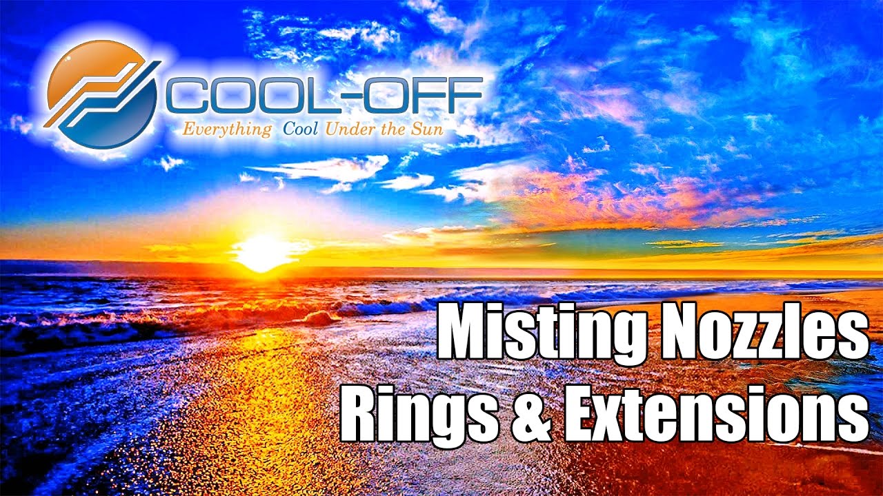 Misting Nozzles & Misting Rings from Cool-Off - YouTube