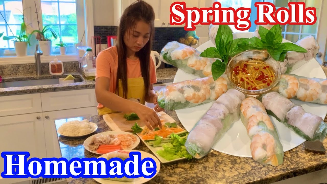 How to make a Spring Rolls. - YouTube