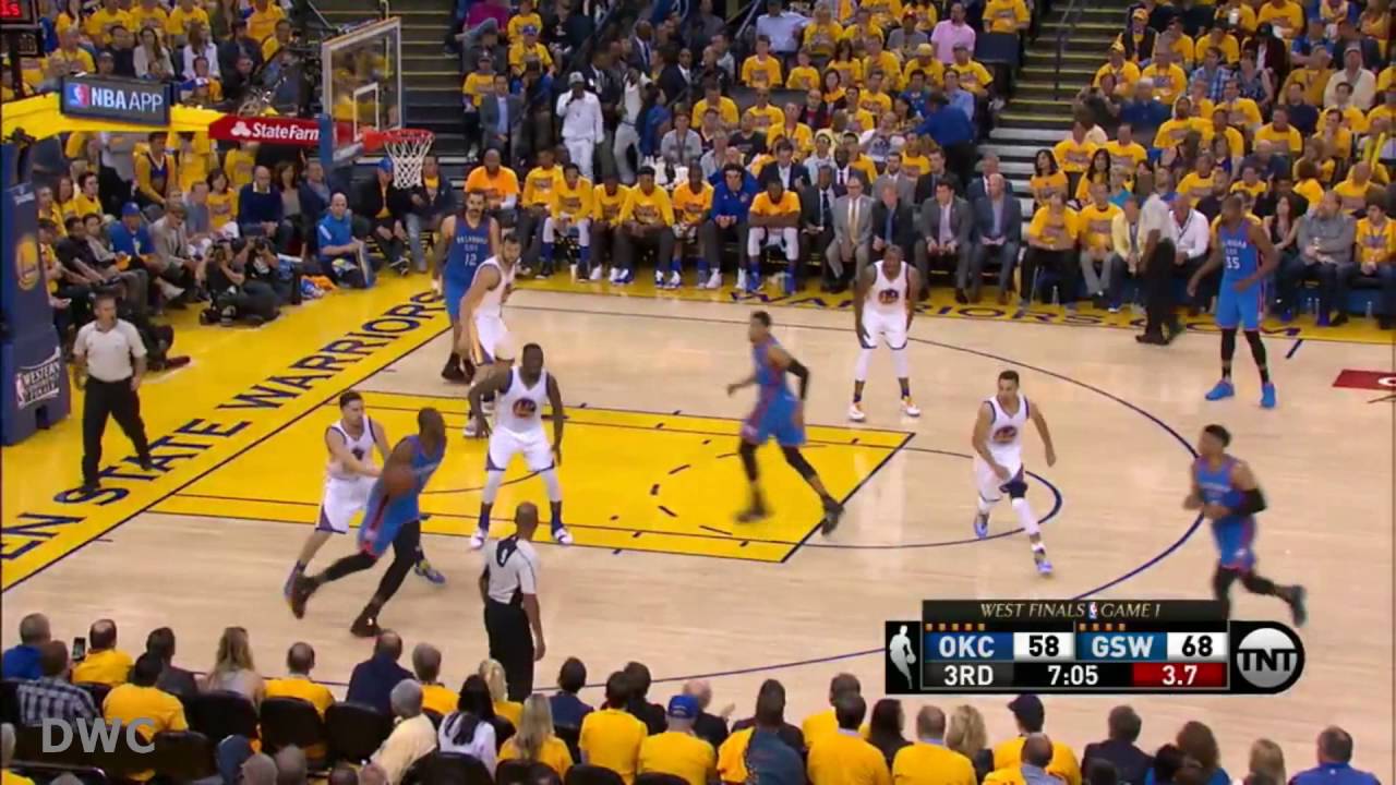 Stephen Curry Defense On Russel Westbrook May 16, 2016 Playoffs R3G1 ...
