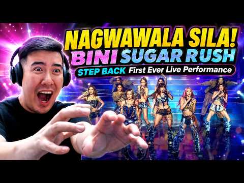 BINI SUGAR RUSH und STEP BACK Erster Live-Auftritt aller Zeiten 🔥 | REAKTION