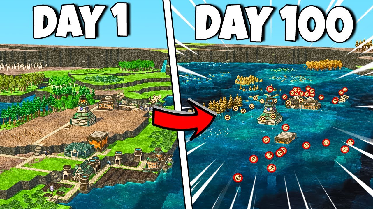 I underestimated the RISING WATER LEVELS in Timberborn... - YouTube