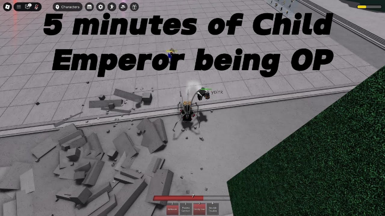 5 Minutes of Child Emperor being OP (The Strongest Battlegrounds) - YouTube